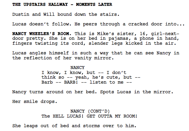 First Ten Page Breakdown: The "Stranger Things" Pilot - The Script Lab