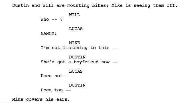 First Ten Page Breakdown: The "Stranger Things" Pilot - The Script Lab