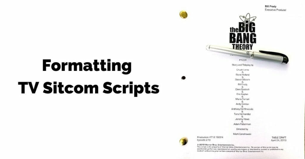 How to Format TV Sitcom Scripts - The Script Lab